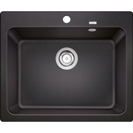 Granitsp&uuml;le Blanco "NAYA 6", anthrazit, B:62cm H:22cm T:51cm, Verbundwerkstoff, K&uuml;chensp&uuml;len