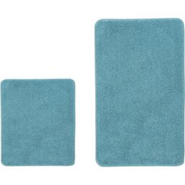 Badematte Kleine Wolke "RELAX", t&uuml;rkis, H:30mm, Polyacryl, Badematten, Badematte, Badteppich, meliert, rechteckig, rund & als Set erh&auml;ltlich
