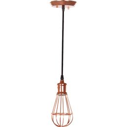 Kayoom H&auml;ngeleuchte "Manamo in Kupfer, ohne Leuchtmittel, LxBxH: 23 x 23 x 10 cm", kupferfarben, H: 10cm, 1 Stk., Leuchten, H&auml;ngeleuchte