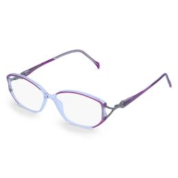 Fielmann COMFORT 035 TR Brille Damen | Fassung: Vollrand, Quadratisch, Flieder Gun