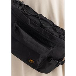 G&uuml;rteltasche Alpha Industries "Combat Waist Bag", schwarz, Obermaterial 1: 50% Nylon, 50% Polyester, Obermaterial 2: 100% Polyester, Futter: 100% Nylon, Taschen G&uuml;rteltasche