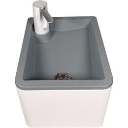 Trelino Splash Waschbecken S mobiles Waschbecken 4.5 Liter wei&szlig; - Waschbecken