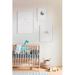 Bild Komar "Baby Hello World", bunt (farbe bild(er): bunt), B:30cm H:40cm, Holz, Papier, Bilder, Bild, Wandbild zur Dekoration - ohne Rahmen