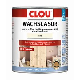 CLOU&reg; 2in1 Wachslasur 'Aqua Clou' wei&szlig; 750 ml