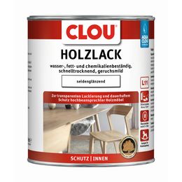 CLOU&reg; 2in1 Holzlack 'Aqua Clou' seidengl&auml;nzend 750 ml