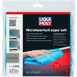 Liqui Moly Microfasertuch Super Soft 40 x 40 cm hellblau - B&uuml;rsten, Schw&auml;mme, T&uuml;cher