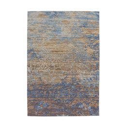 Kayoom Teppich 'Blaze' blau/beige 155 x 230 cm
