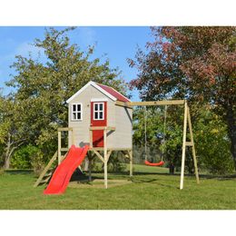 WENDI TOYS Stelzenhaus 'Elefant' Natur Kiefernholz 330 x 350 x 242 cm
