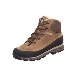 Wanderschuh Meindl "Meindl Lagos MFS braun", Herren, Gr. 42,5, braun, Nubukleder, unifarben, Basic, Schuhe Wanderschuh, GORE-TEX &ndash; Winddicht, wasserdicht und atmungsaktiv