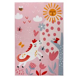 Kayoom Teppich 'Wonder' rosa 160 x 230 cm