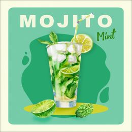 Pro Art Pro-Art Decopanel 'Mojito Mint' 30 x 30 cm