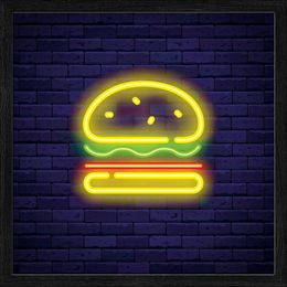 Pro Art Pro-Art Kunstdruck Framed-Art Slim Scandic 'Hamburger' 33 x 33 cm gerahmt