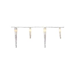 toom LED-Lichtervorhang Eiszapfen 32 LEDs warmwei&szlig; 470 cm