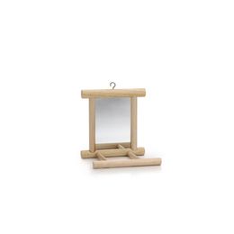 Beeztees Holzspiegel mit Landeplatz 10 x 10 cm