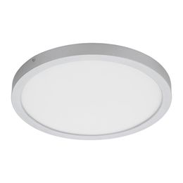 Briloner LED-Deckenleuchte 'Fire' chromfarben matt &Oslash; 40,5 x 3,2 cm 2400 lm neutralwei&szlig;