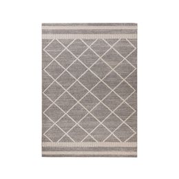 Kayoom Teppich 'Rhombus' braun/beige 160 x 230 cm