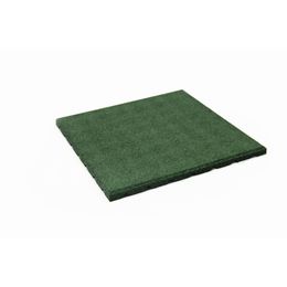 Karibu Fallschutzmatte 'VE1' gr&uuml;n 50 x 50 x 2,52 cm f&uuml;r Spielturm