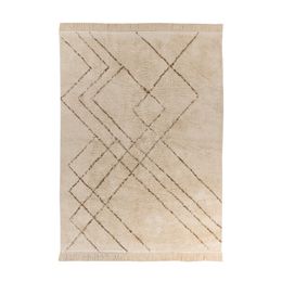 Kayoom Teppich 'Mylen' creme/braun 160 x 230 cm