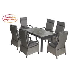 Bellavista Gartenm&ouml;belset 'Sydney' f&uuml;r 6 Personen Aluminium