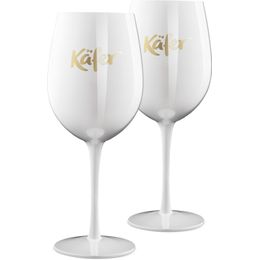 Feinkost K&auml;fer Cocktailglas K&Auml;FER, wei&szlig;, B:9cm H:23cm &Oslash;:9cm, Kristallglas, Trinkgef&auml;&szlig;e, Cocktailglas, 600 ml, H&ouml;he ca. 23 cm