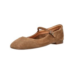 Ballerina Pavement "Pavement Ballerinas Leder", Damen, Gr. 36, taupe, Leder, Schuhe Ballerina
