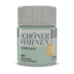 Sch&ouml;ner Wohnen Farbe Sch&ouml;ner Wohnen Farbe Trendfarbe 'Spa' graugr&uuml;n matt 50 ml