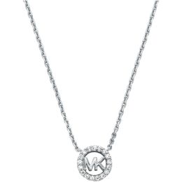 Kette mit Anh&auml;nger Michael Kors "Schmuck Geschenk Silber 925 Halsschmuck PREMIUM", silber (silberfarben, kristallwei&szlig;), Halsketten, Damen, Silber 925 (Sterlingsilber), L: 43, glitzernd, mit Zirkonia (synth.)