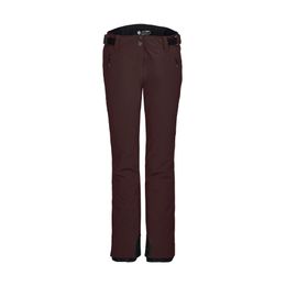 Skihose Killtec "KSW 311 WMN SKI PNTS", Damen, Gr. 40, Normalgr&ouml;&szlig;en, rot (dunkelrot), Oberstoff: 92% Polyester, 8% Elasthan, Futter: 100% Polyester, F&uuml;llung: 100% Polyester (recycelt), Hosen Skihose, Wasserdichte, atmungsaktive Skihose mit Schneefang und Kantenschutz