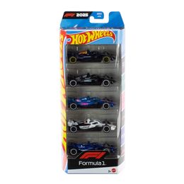 Hotwheels Spielzeug-Auto HOT WHEELS "Hot Wheels Formel 1 5er-Pack", bunt, Spielzeugfahrzeuge, Kinder, Metall