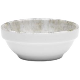 Schale Van Well "Korfu, 7,5 cm, 6 St&uuml;ck", grau, &Oslash;:7,5cm, Porzellan, Sch&uuml;sseln, Schale, sp&uuml;lmaschinengeeignet