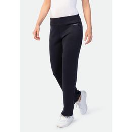 Jazzpants STOOKER WOMEN "Poly-Stretch Jazzpants", Damen, Gr. 36/38, schwarz (schwarz, grau), Sweatware, 95% Polyester, 5% Elasthan, gerade lang, Hosen, Jazzpants Regular Fit Sport Funktionsmaterial f&uuml;r Damen