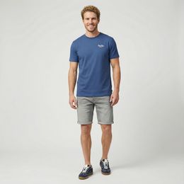 Jeansbermudas Cars Jeans "TARGET Denim Short", Herren, Gr. L, N-Gr, grau used, Denim/Jeans, Obermaterial: 99% Baumwolle, 1% Elasthan, Abriebeffekte, Basic kniefrei, Jeans