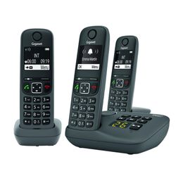 Gigaset AE 690A Trio anthrazit Festnetz-Telefon