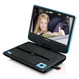 Lenco DVP-910 Portable 9" USB DVD-Player Blau