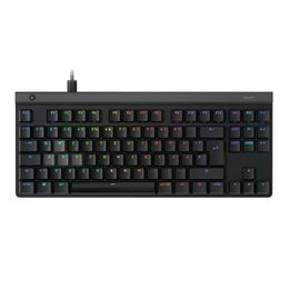 Logitech G515 RAPID TKL, Black Gaming-Tastatur (Magnetische Analogschalter, RGB, Kabel)