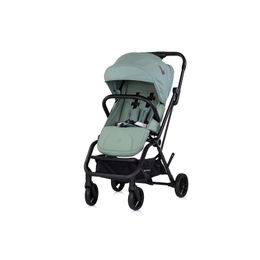 Chipolino Kinderwagen Go Twist Sitz drehbar PU-Reifen klappbar Federung Korb gr&uuml;n