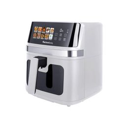 Melchioni Hei&szlig;luftfritteuse 8L 2200W Doppelheizung LED Display 10