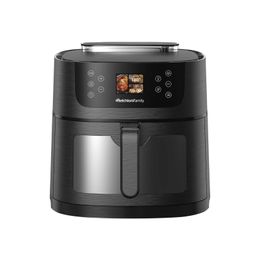 Melchioni Hei&szlig;luftfritteuse 8L AI Dampf 1800W 24 Programme Display
