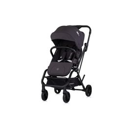 Chipolino Kinderwagen Go Twist Sitz drehbar PU-Reifen klappbar Federung Korb schwarz