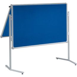 Maul Moderationstafel Maulpro, klappbar - Textil blau