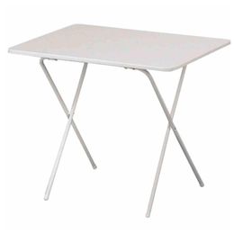 Mfg Freizeitm&ouml;bel MFG Scherentisch 60x80 cm, wei&szlig; mit Scherengestell