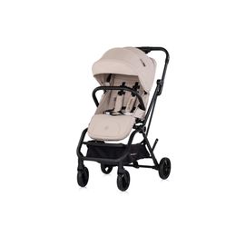 Chipolino Kinderwagen Go Twist Sitz drehbar PU-Reifen klappbar Federung Korb beige
