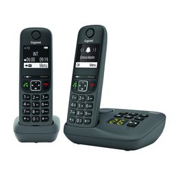 Gigaset AE 690A Duo anthrazit Festnetz-Telefon