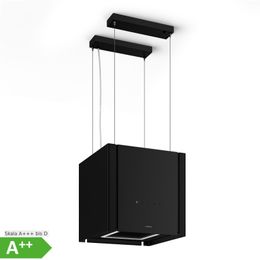 Klarstein Velaire Dunstabzugshaube Liftfunktion 40 cm Edel, minimalistisch, kraftvoll EEC A++ 601 m&sup3;/h Schwarz