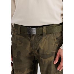 Lederg&uuml;rtel Alpha Industries "Heavy Duty Belt", Herren, Gr. onesize, gr&uuml;n (olive), Obermaterial: 100% Nylon, G&uuml;rtel Lederg&uuml;rtel