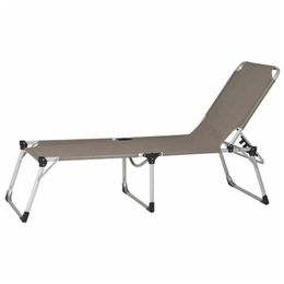 siena GARDEN Alu-Dreibeinliege XXL Gestell Aluminium silber, Fl&auml;che Ranotex&reg;-Gewebe