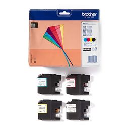 Brother LC223 Value Pack Druckerpatronen-Paket Cyan/Magenta/Gelb/Schwarz