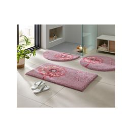 Badematte Grund Gr. 3, rosa (altrosa), rechteckig (60cm x 100cm ), 1 Stk., Badematten, Badematte