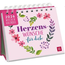 Mini-Wochenkalender 2026: Herzensw&uuml;nsche f&uuml;r dich