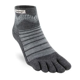 injinji Outdoor Midweight Mini-Crew Wool Bekleidung Unisex grau